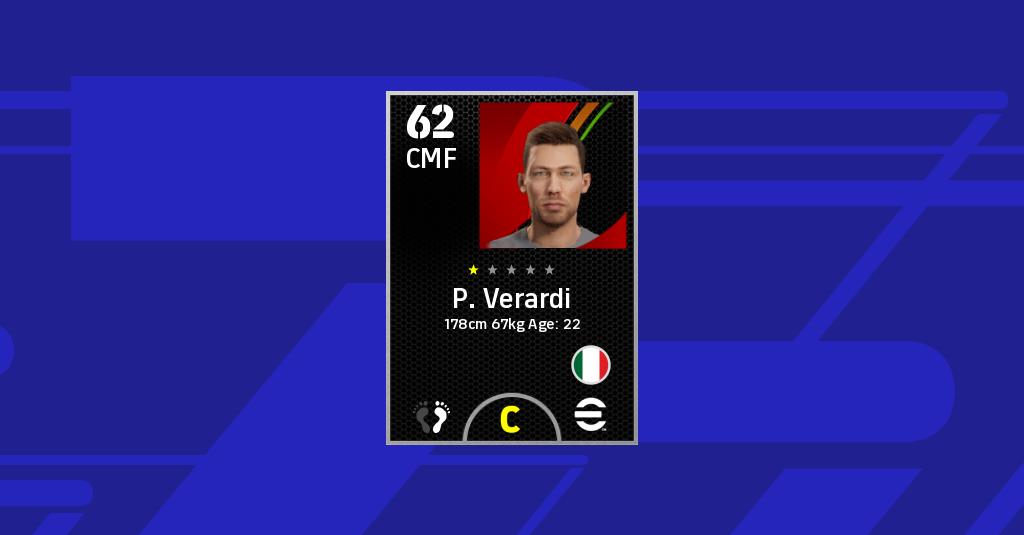 P. Verardi eFootball 2022 Stats