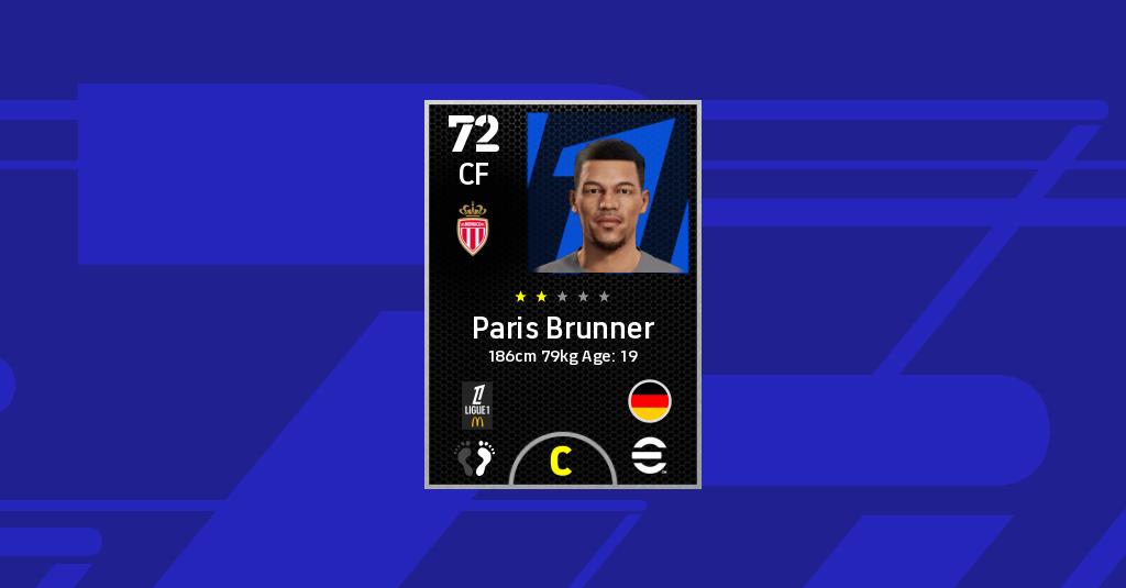 Paris Brunner eFootball 2022 Stats