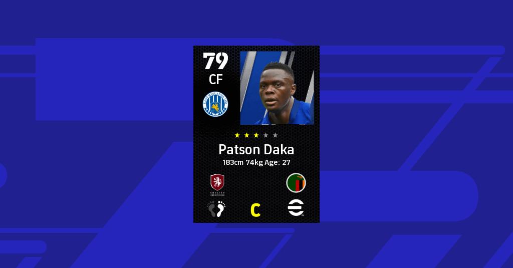 Patson Daka eFootball Stats