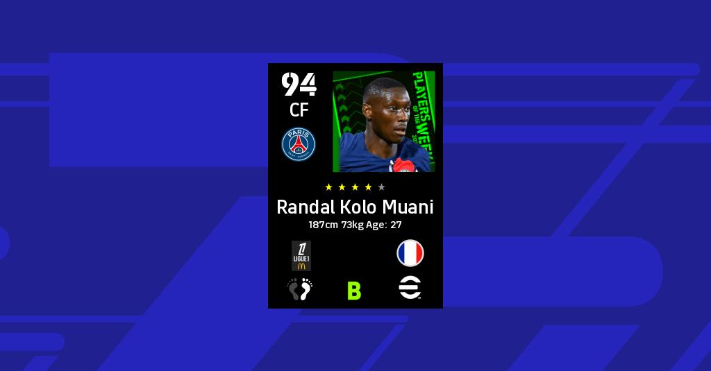 Randal Kolo eFootball 2022 Stats