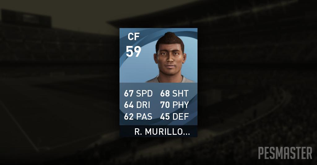 Roger Murillo PES 2021 Stats