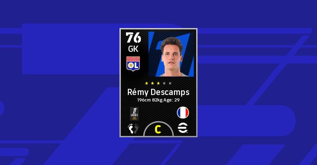 Rémy Descamps eFootball 2022 Stats