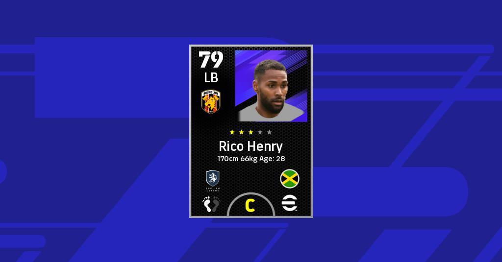 Rico Henry eFootball 2022 Stats