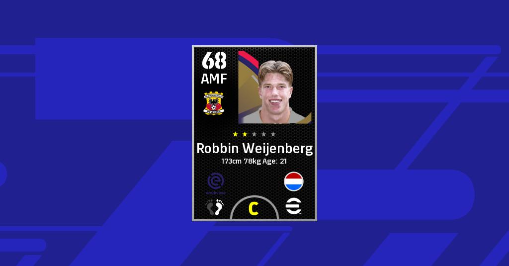 Robbin Weijenberg eFootball 2022 Stats