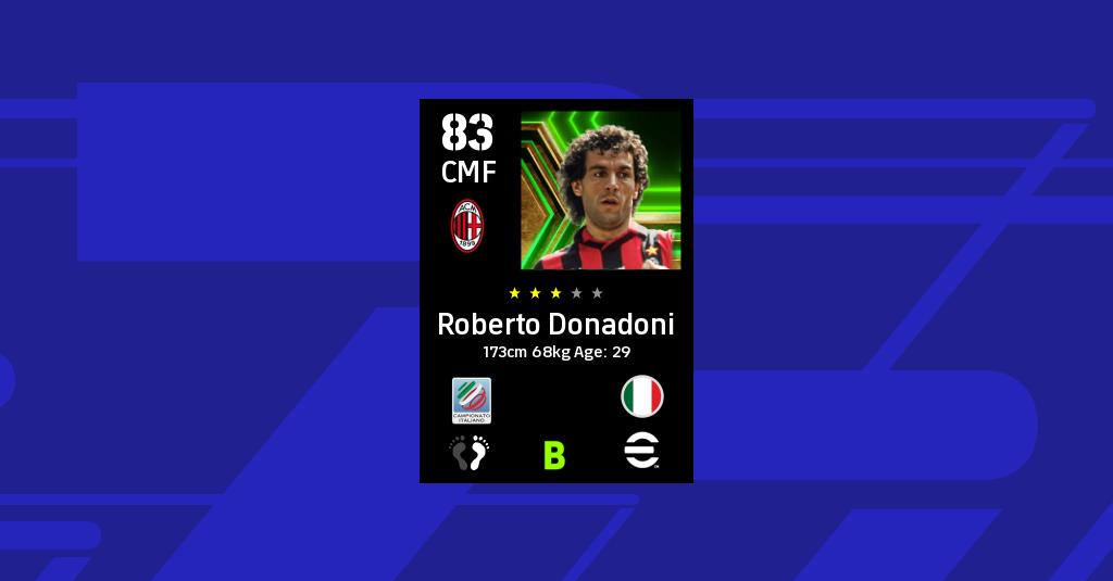 Roberto Donadoni eFootball 2022 Stats