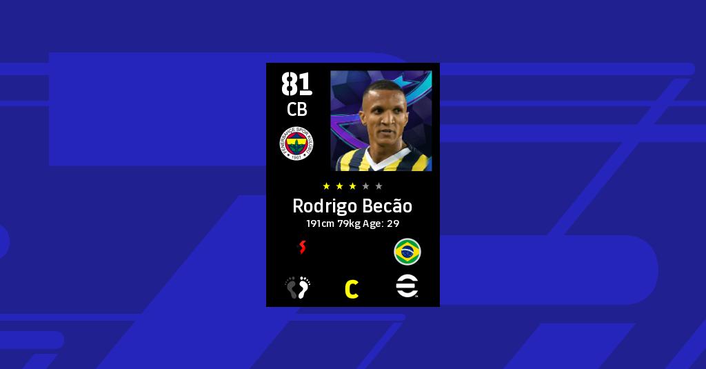 Rodrigo Becão eFootball 2022 Stats