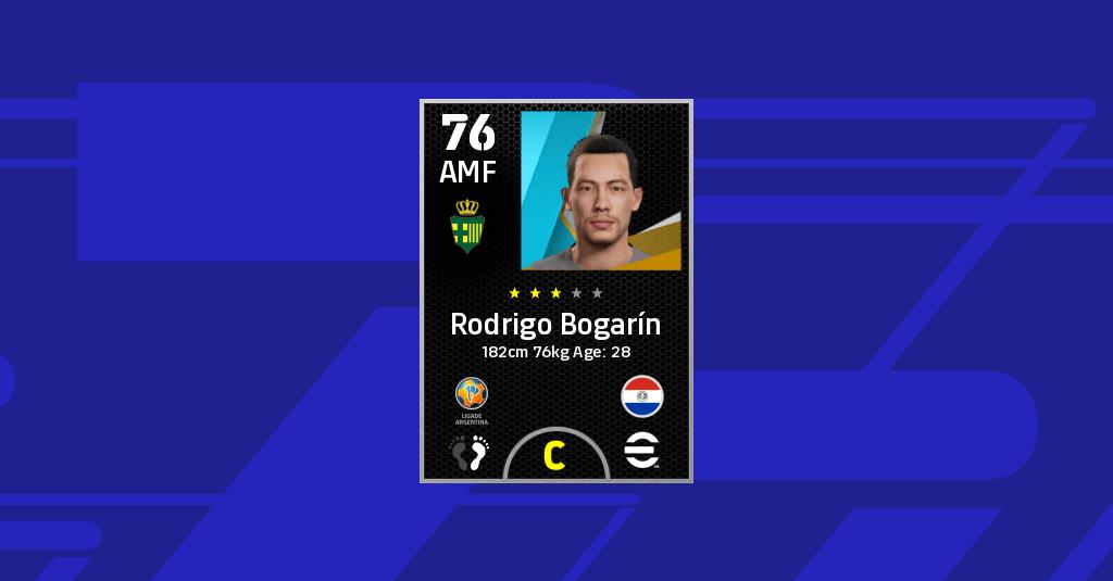 Rodrigo Bogarín eFootball 2022 Stats