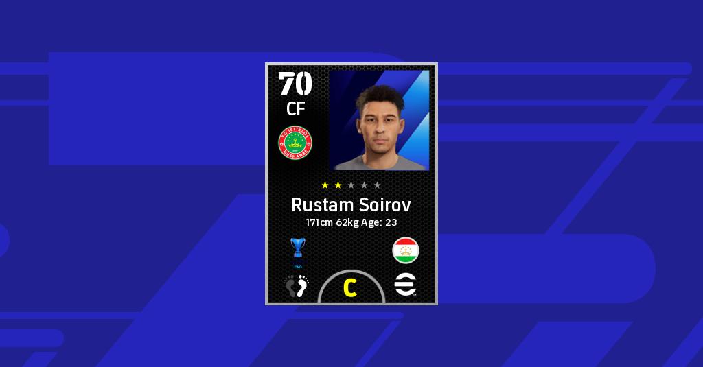Rustam Soirov eFootball 2022 Stats