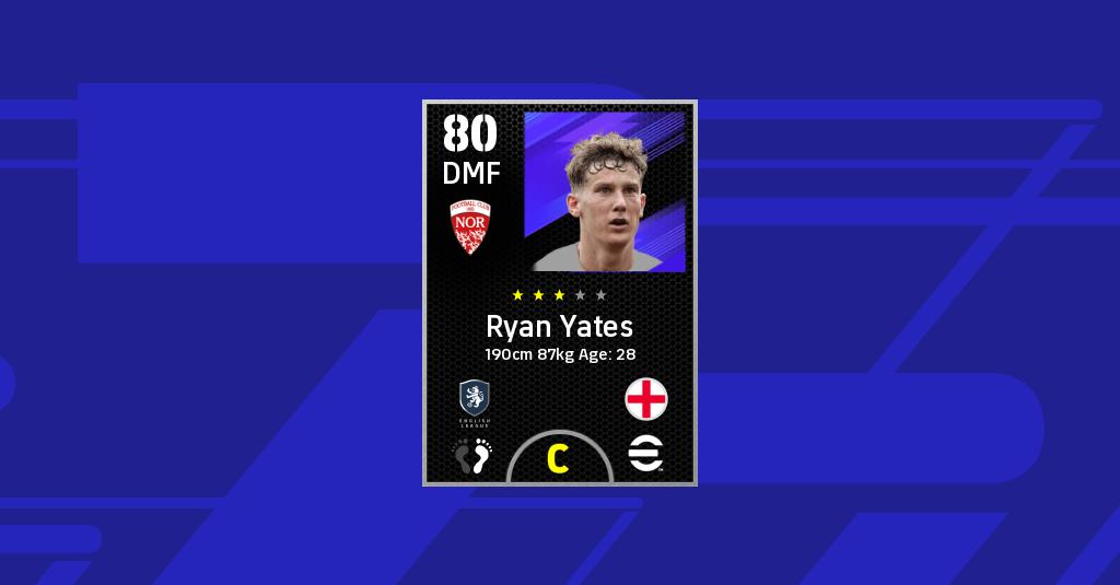 Ryan Yates eFootball 2022 Stats