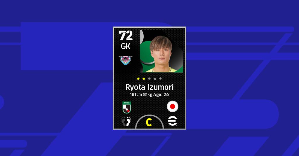 Ryota Izumori eFootball 2022 Stats