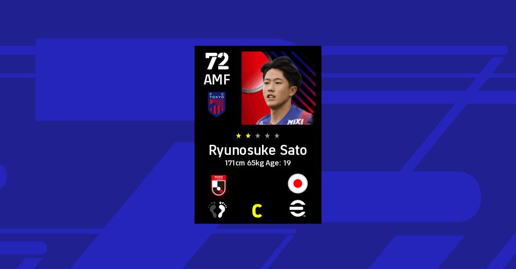 Ryunosuke Sato eFootball 2022 Stats