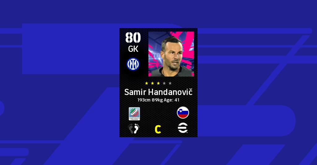 Samir Handanović eFootball 2022 Stats