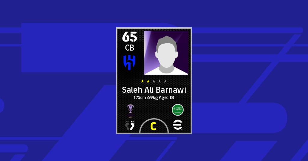Saleh Ali Barnawi eFootball Stats