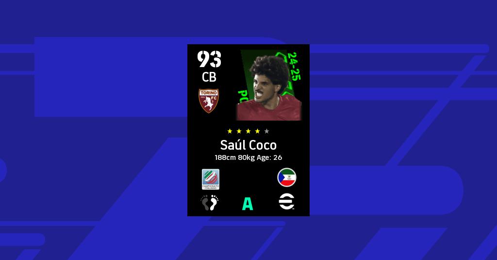 Saúl Coco eFootball Stats