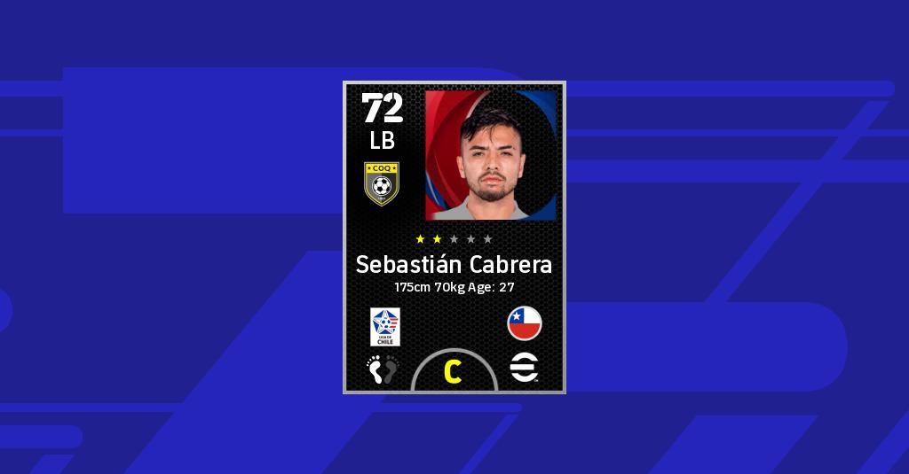 Sebastian Cabrera eFootball 2022 Stats