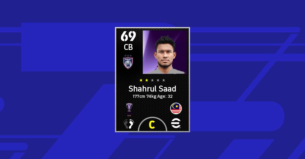 Shahrul Saad eFootball 2022 Stats