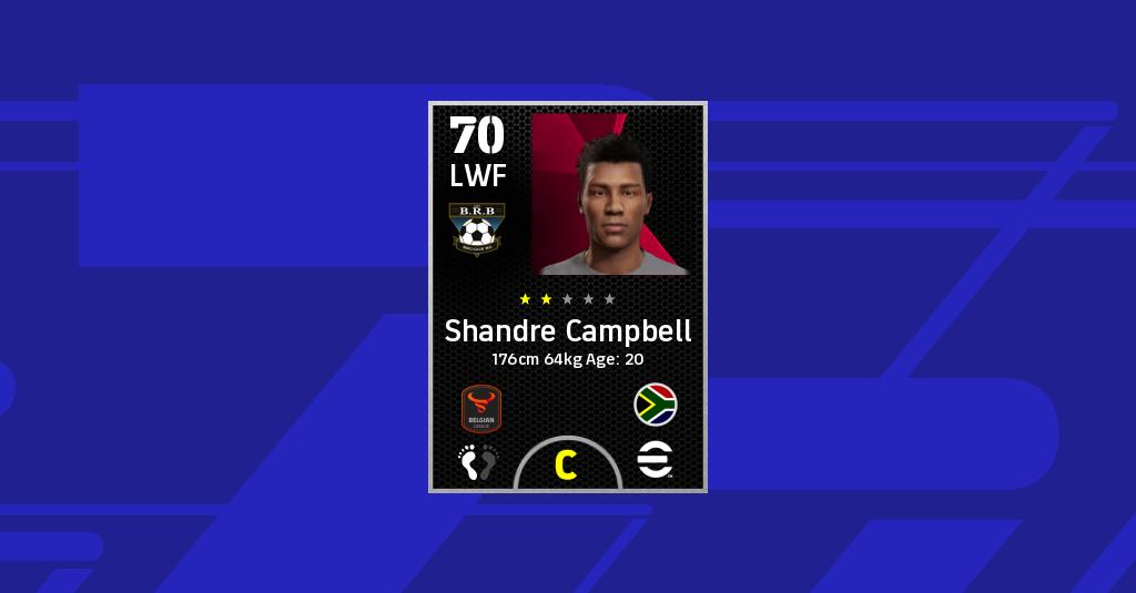 Shandre Campbell eFootball Stats