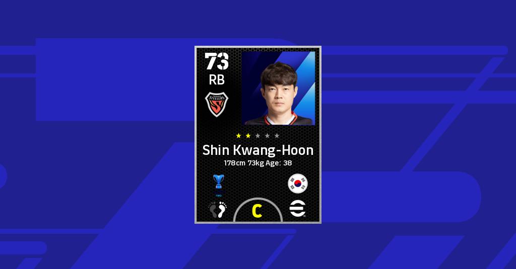 Shin Kwang-Hoon eFootball 2022 Stats