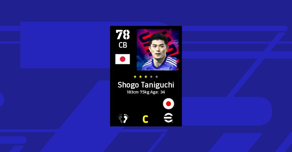 Shogo Taniguchi eFootball 2022 Stats