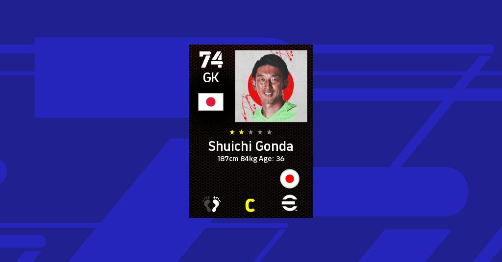 Shuichi Gonda eFootball 2022 Stats