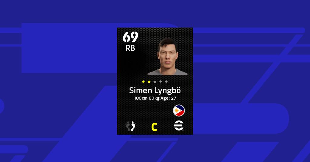 Simen Lyngbö eFootball 2022 Stats