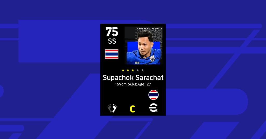 Supachok Sarachat eFootball 2022 Stats