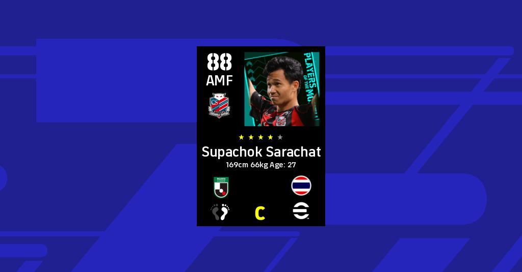 Supachok Sarachat eFootball 2022 Stats