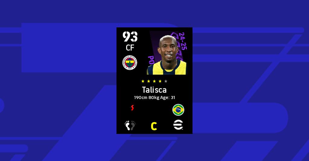 Anderson Talisca eFootball Stats