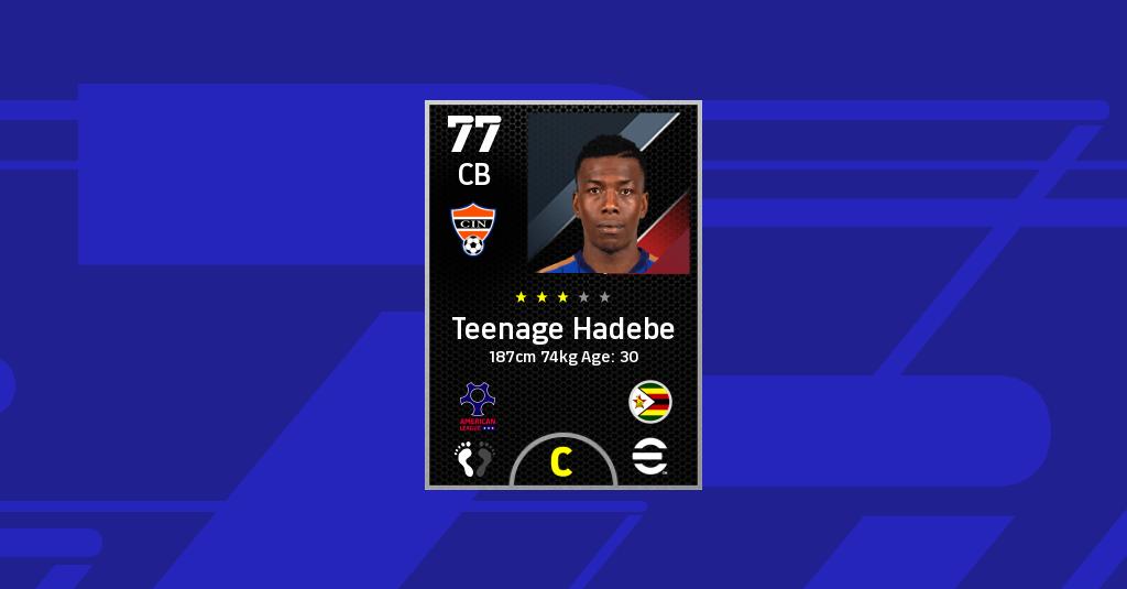 Teenage Hadebe eFootball Stats