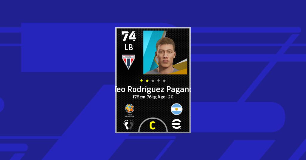 Teo Rodríguez eFootball Stats