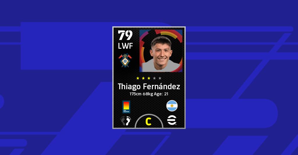 Thiago Fernández eFootball 2022 Stats