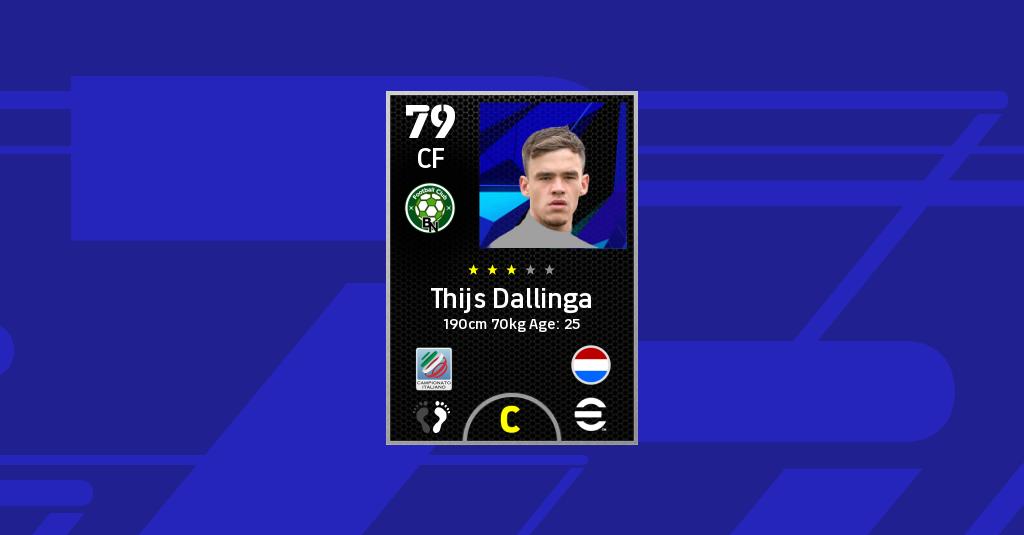 Thijs Dallinga eFootball 2022 Stats