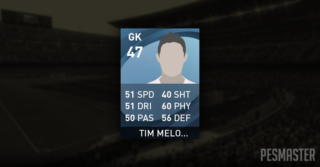 Tim Melo PES 2021 Mobile Stats