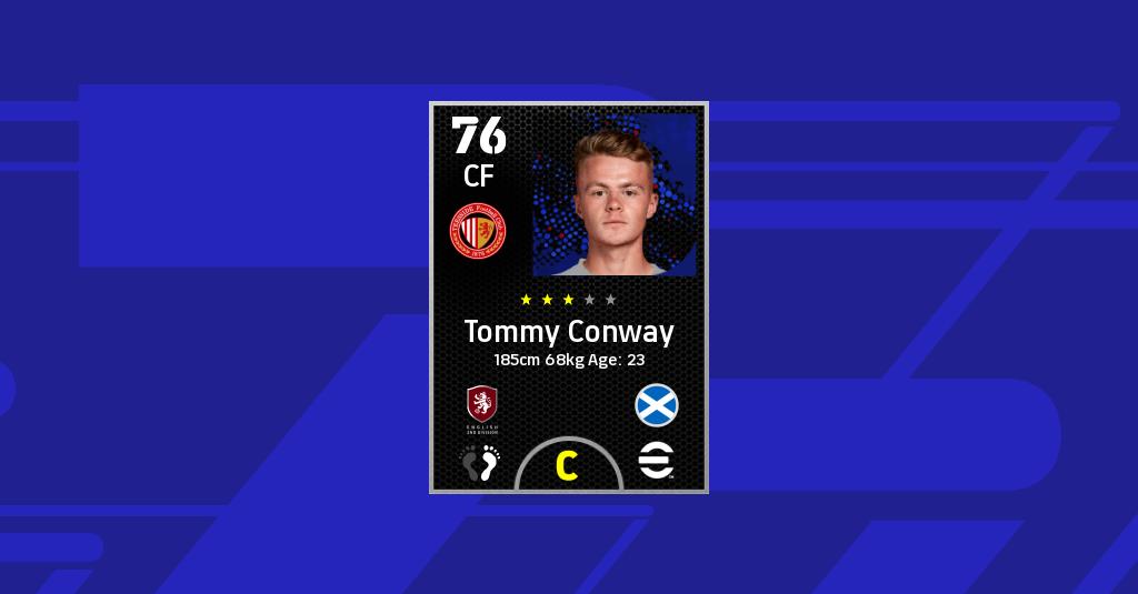Tommy Conway eFootball 2022 Stats