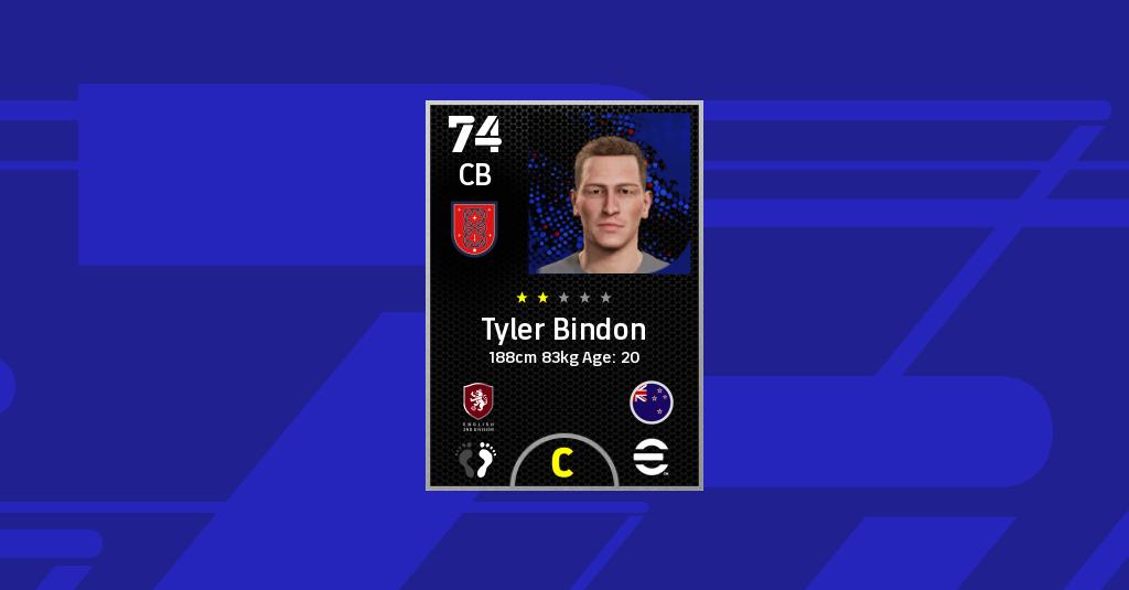 Tyler Bindon eFootball Stats