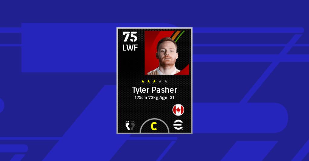 Tyler Pasher eFootball 2022 Stats