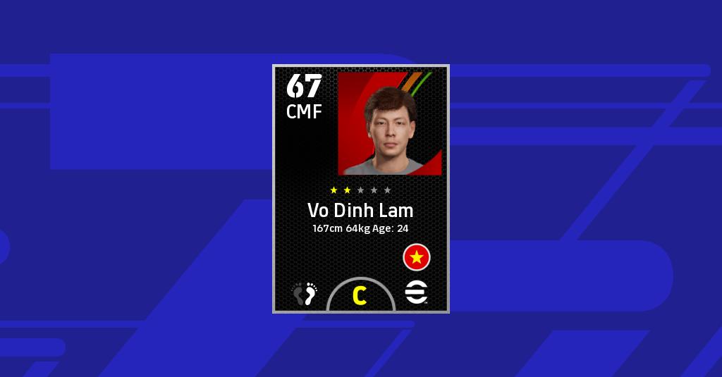 Vo Dinh Lam eFootball 2022 Stats