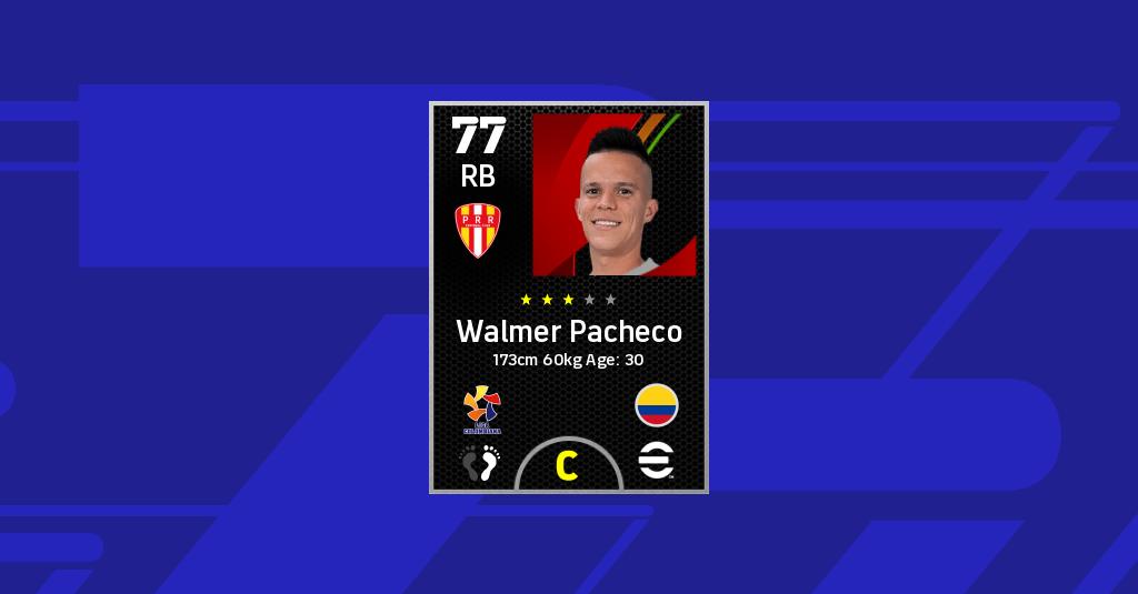 Walmer Pacheco eFootball 2022 Stats
