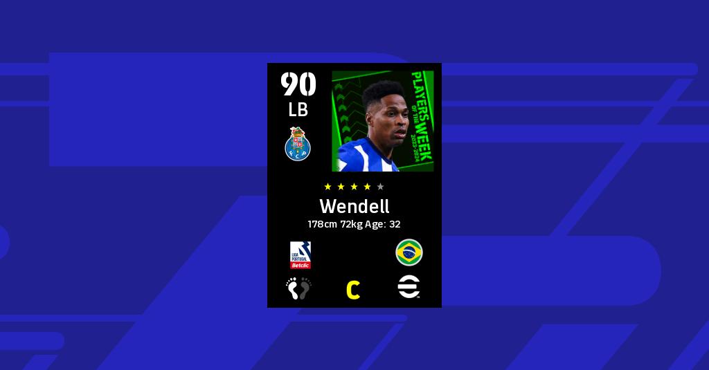 Wendell eFootball 2022 Stats