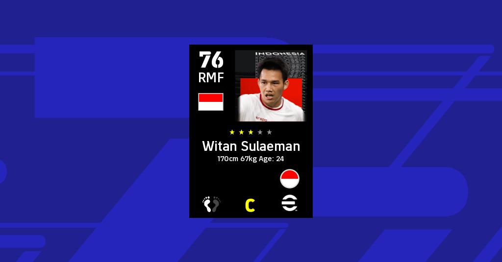 Witan Sulaeman eFootball 2022 Stats