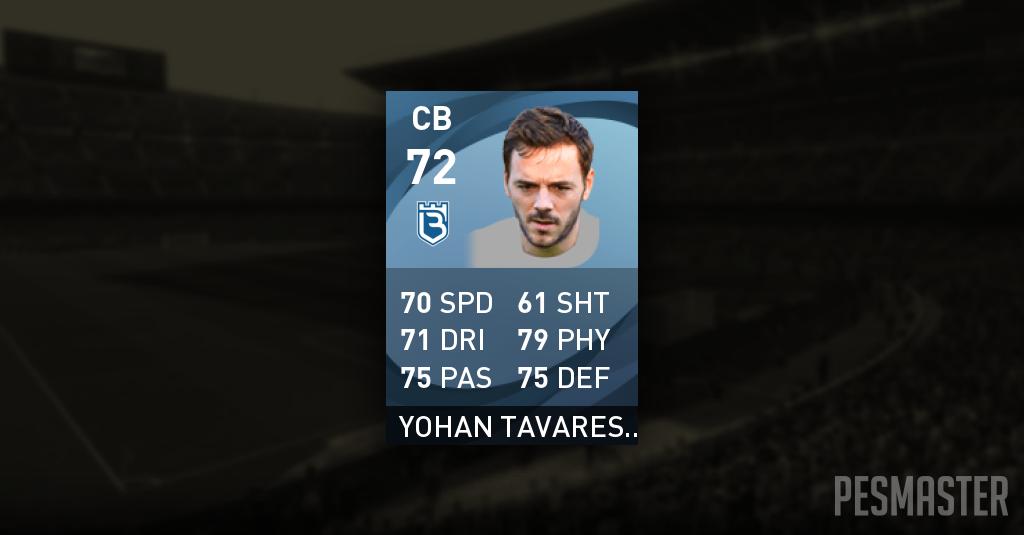 Yohan Tavares PES 2021 Mobile Stats