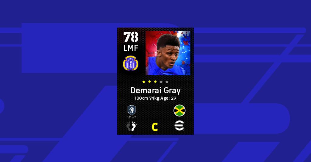 Demarai Gray eFootball Stats