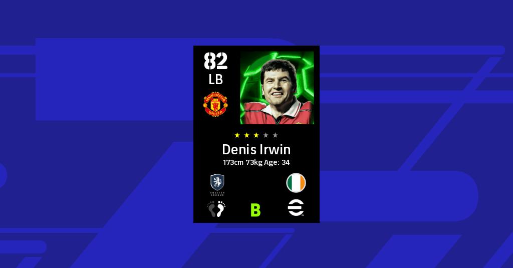 Denis Irwin eFootball Stats