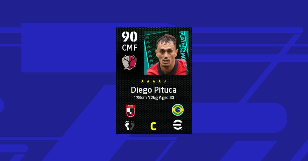 Diego Pituca eFootball Stats