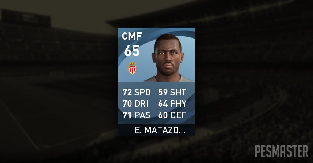 Eliot Matazo PES 2021 Stats