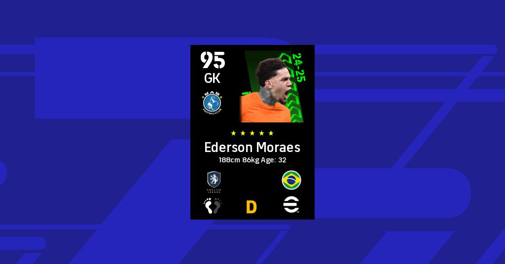 Ederson Santana de Moraes eFootball Stats
