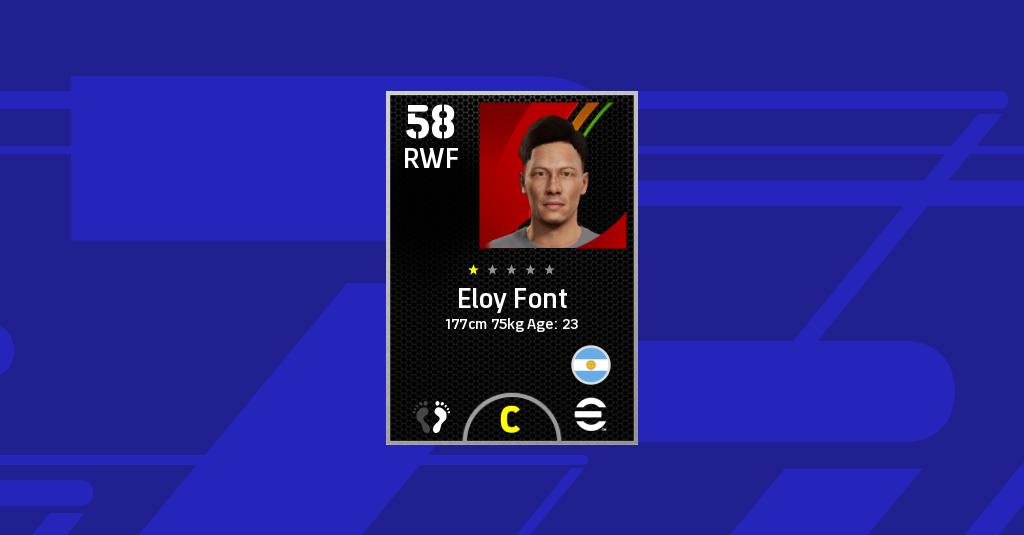 Eloy Font eFootball Stats