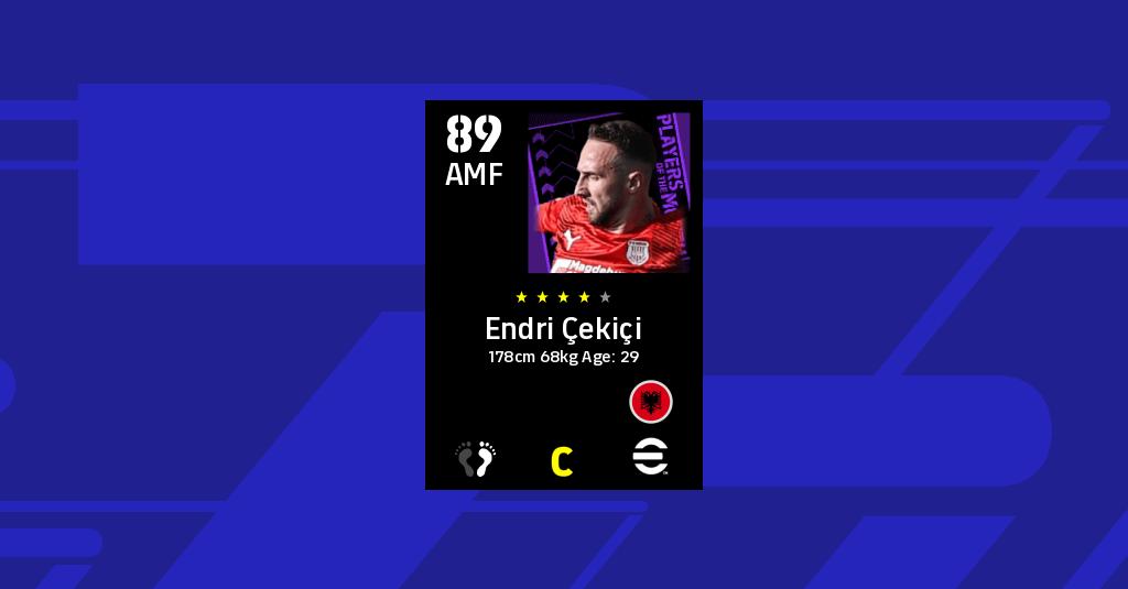 Endri Çekiçi eFootball Stats