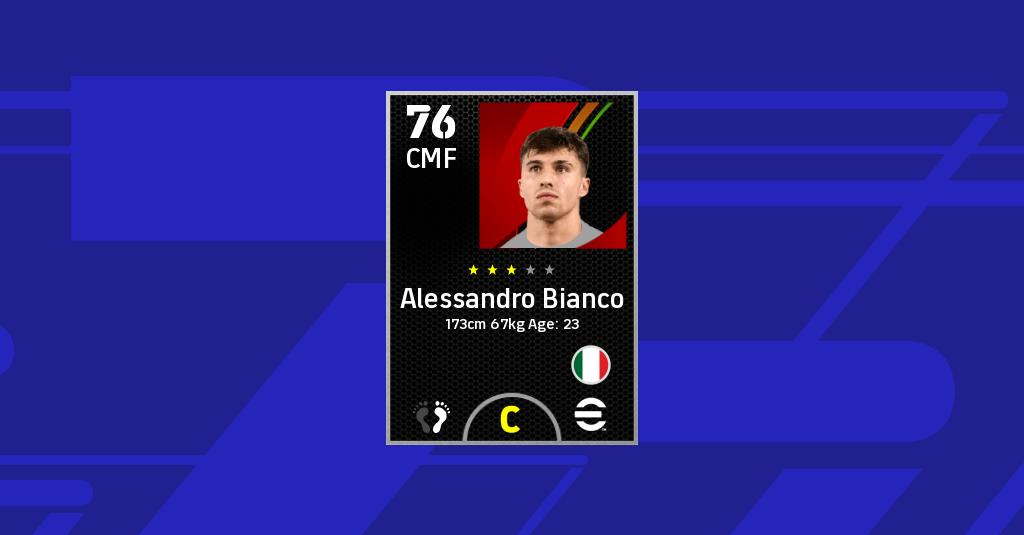 Estatisticas de Alessandro Bianco en eFootball