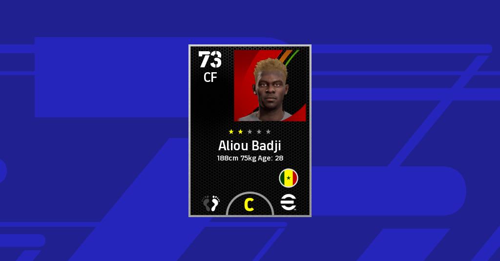 Estatisticas de Aliou Badji en eFootball